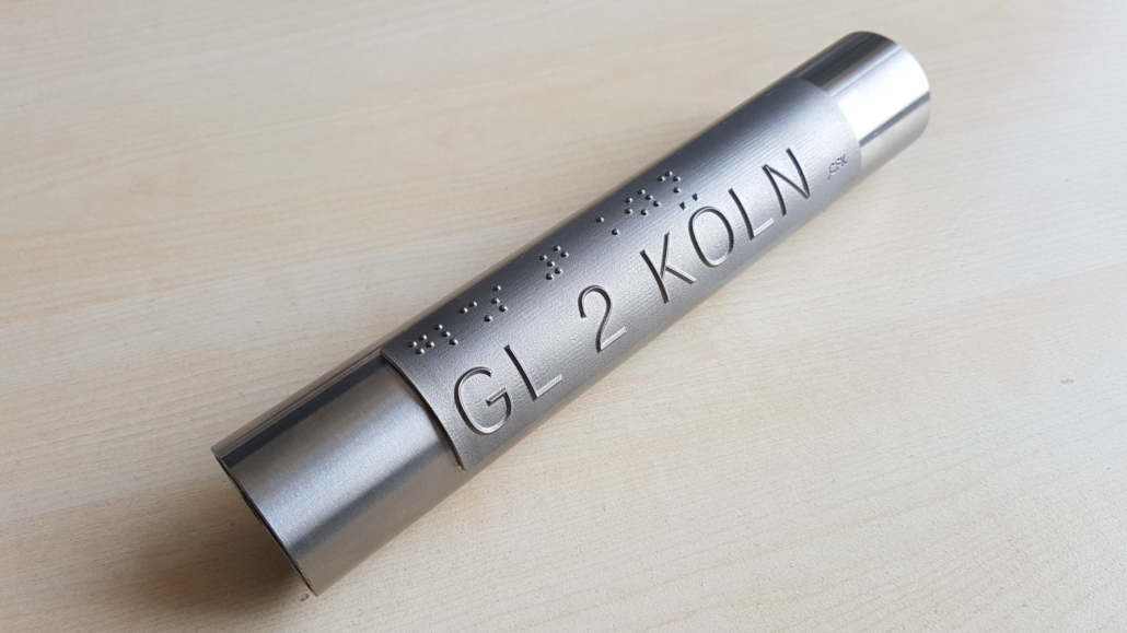 Braille handrail signs - AMPOWER Report on Additive Manufacturing